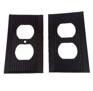 Pair of Bakelite Outlet Covers by Onowatt